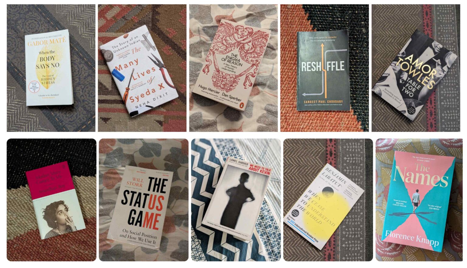 #Bibliofiles : 2025 favourites - m a n u s c r y p t s